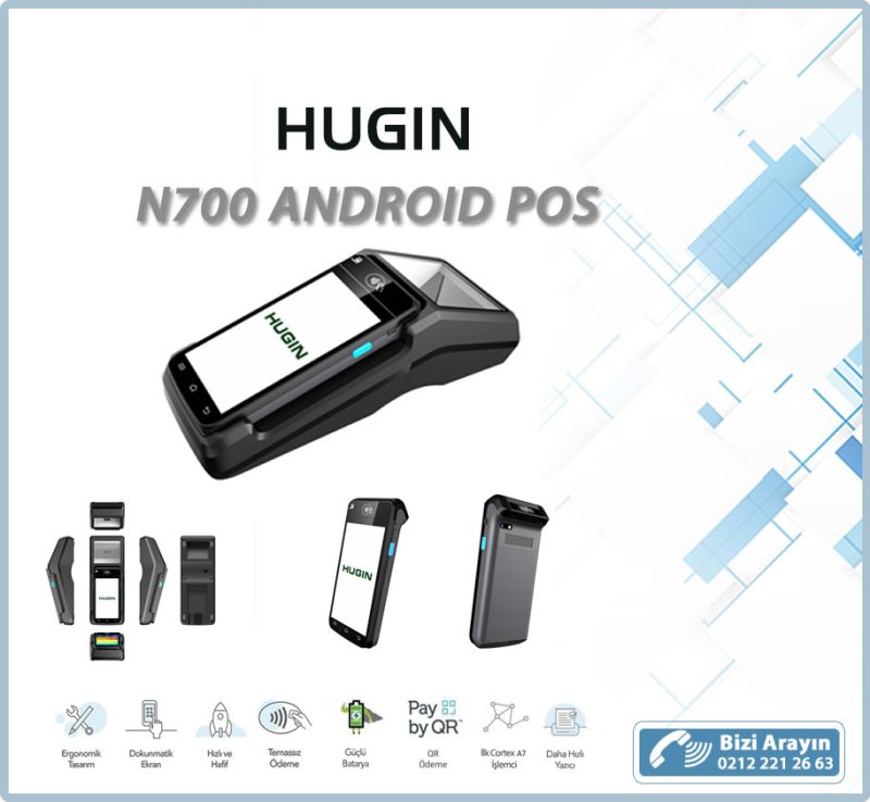 Hugin N910 Android POS – Yazarkasa.com.tr – Hugin, Ingenico Online ...